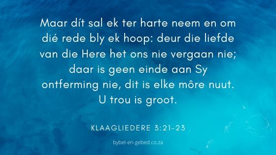 15 VERSE WAT HOOP GEE - Bybel En Gebed
